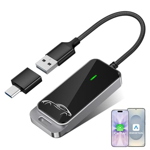 Con 11,99€ porti CarPlay e Android Auto wireless in macchina ...